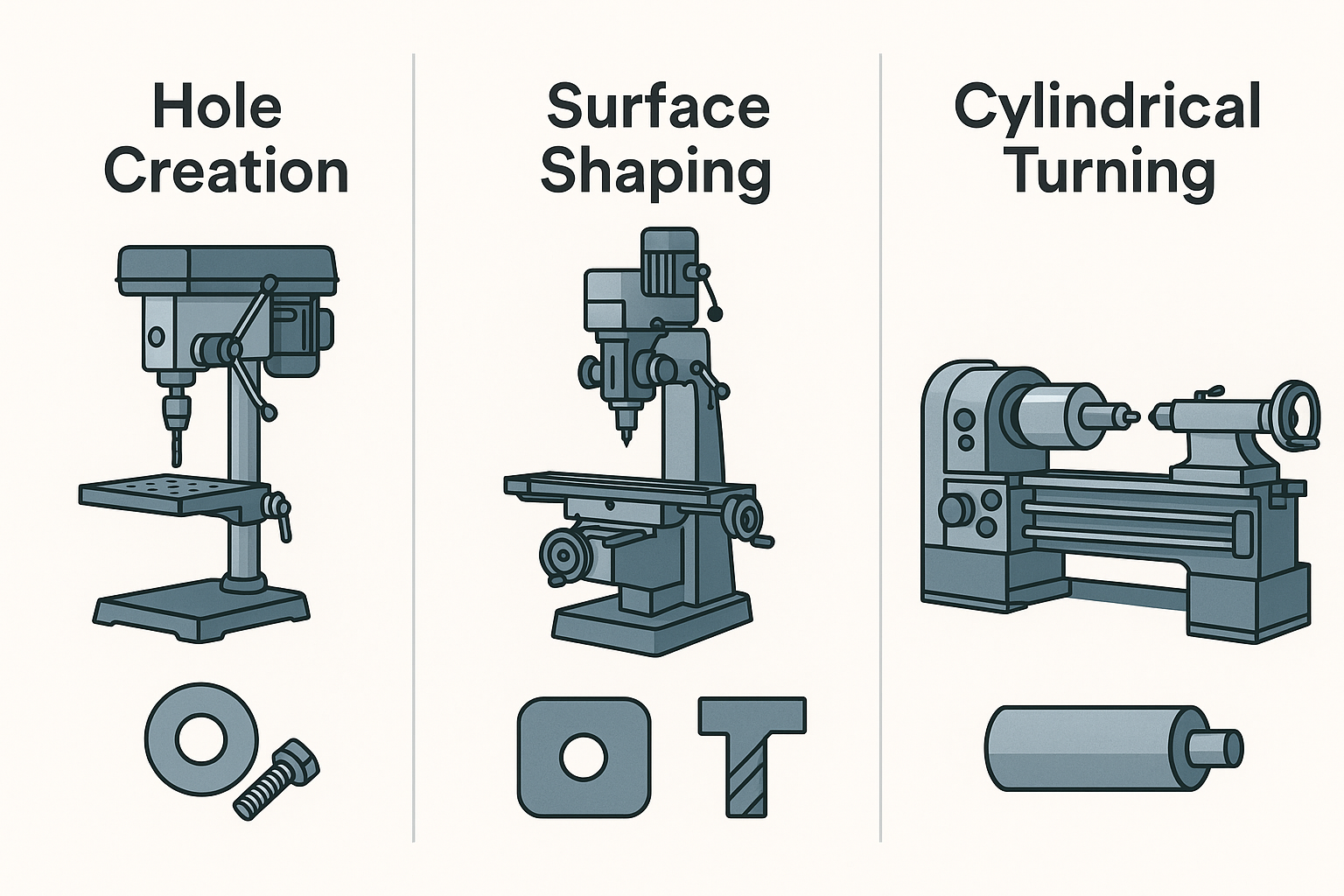 Drills vs Mills vs Lathes: Your Ultimate 2025 Guide - Wurth Machinery