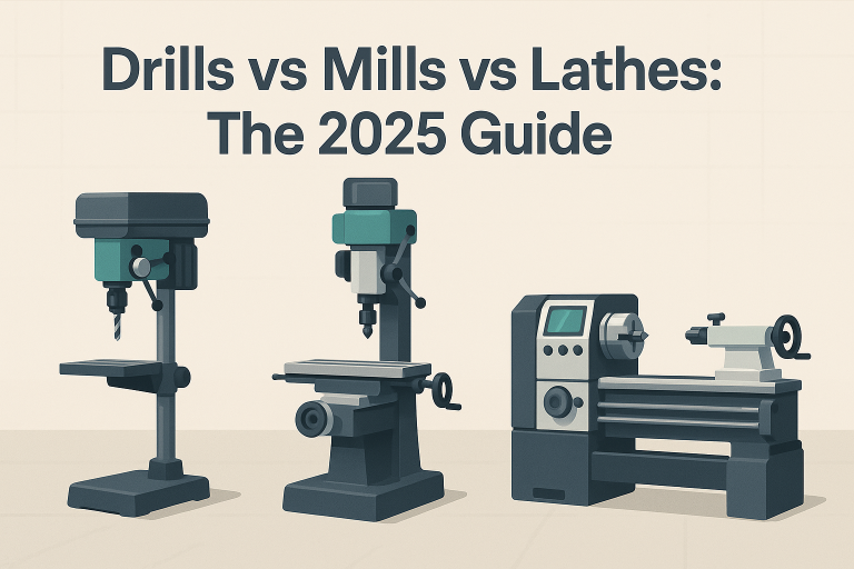 Drills vs Mills vs Lathes: Your Ultimate 2025 Guide - Wurth Machinery